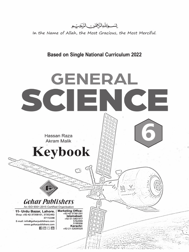 Gohar General Science 6 (PCTB + KPK) Keybook | PDF | Digestion | Flowers