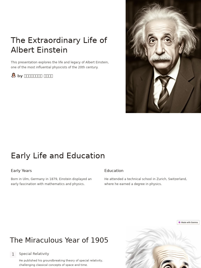 Einstein's Revolutionary Inventions | PDF | Albert Einstein | Theory Of ...