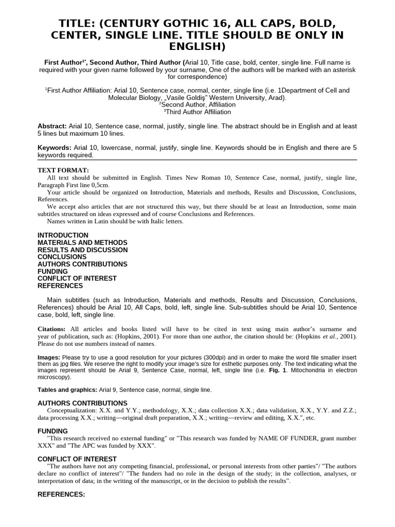Article Formatting Guidelines | PDF | Letter Case