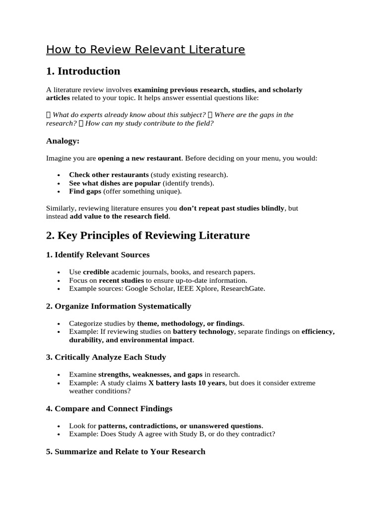 Effective Literature Review Strategies | PDF | Artificial Intelligence ...