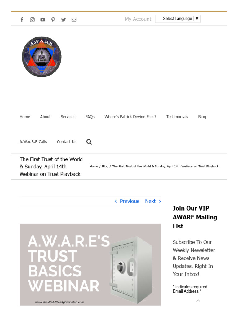 First Trust of the World Webinar Insights | PDF | Pope