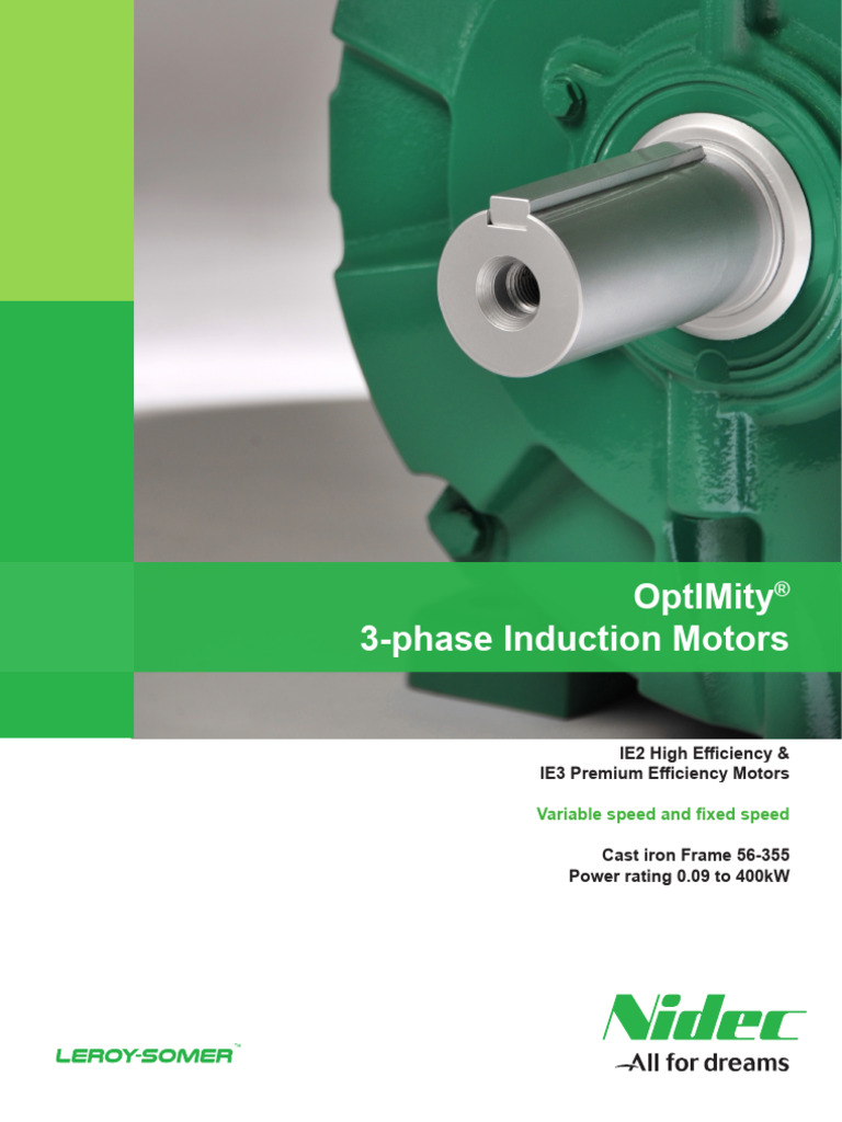 Catalogue - Nidec Leroy-Somer OptlMity India | PDF | Electrical Engineering