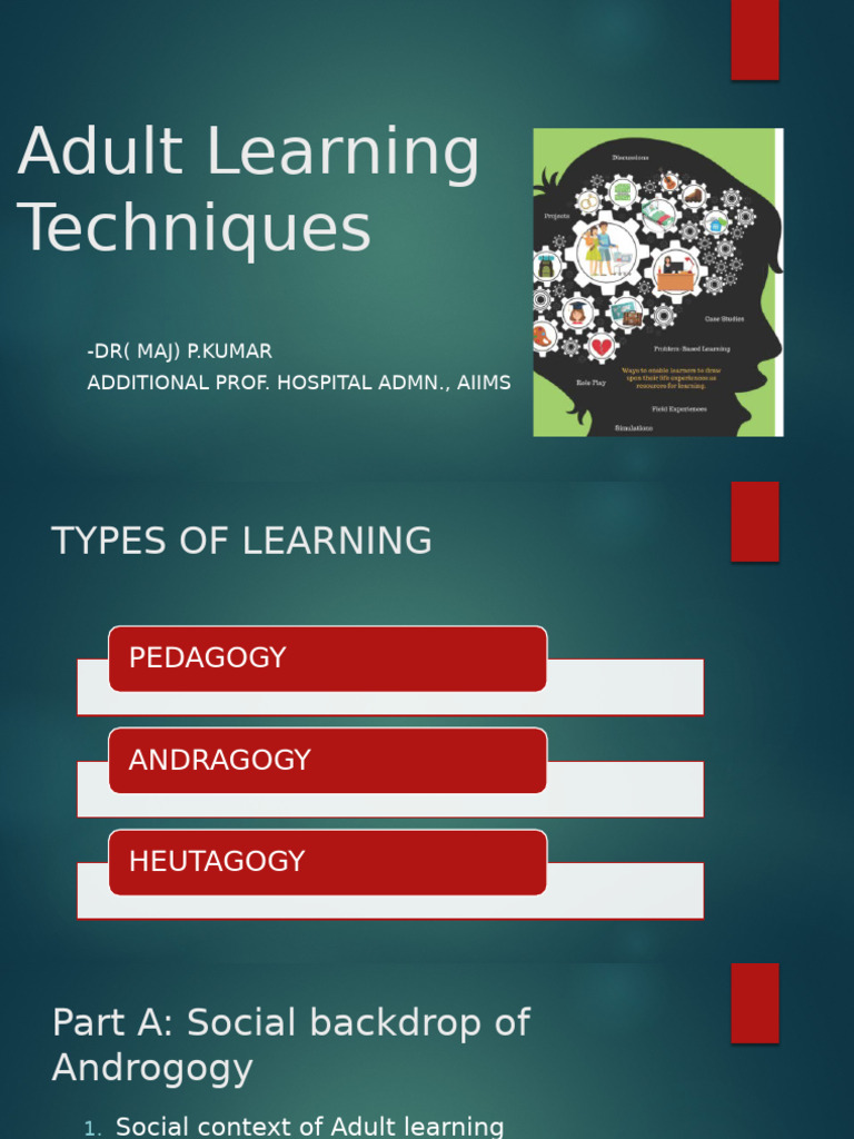 Adult Learning Techniques PK | PDF
