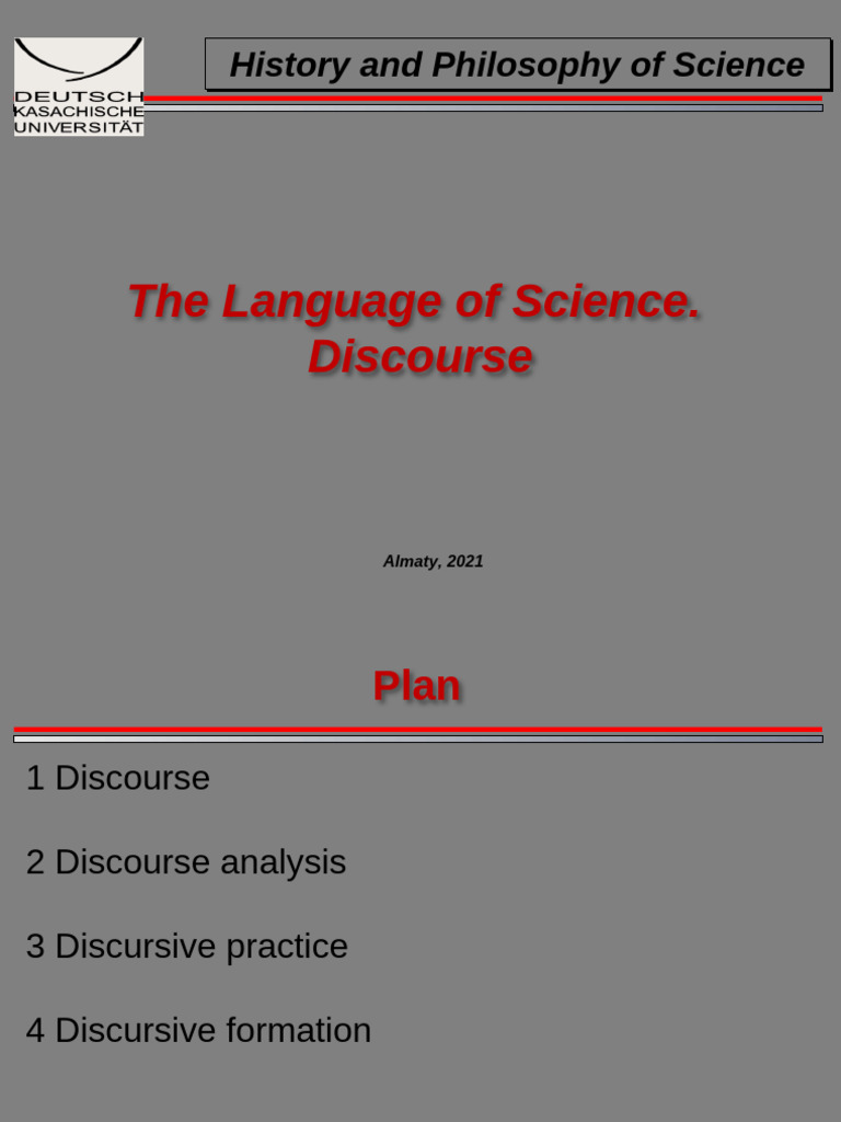 2021 12 Language of Science | PDF | Discourse | Human Communication