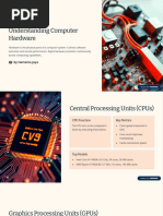 Introduction To Computer Parts and Components | PDF | Graphics Processing Unit | Central ...