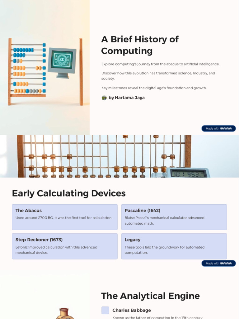 A Brief History of Computing | PDF | Computing | Computer Hardware