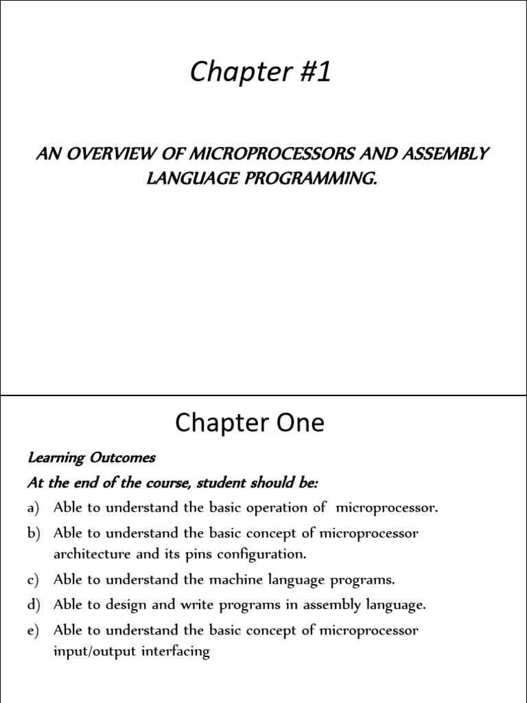 Lecturenote 760844058chapter One | PDF | Integrated Circuit | Central Processing Unit
