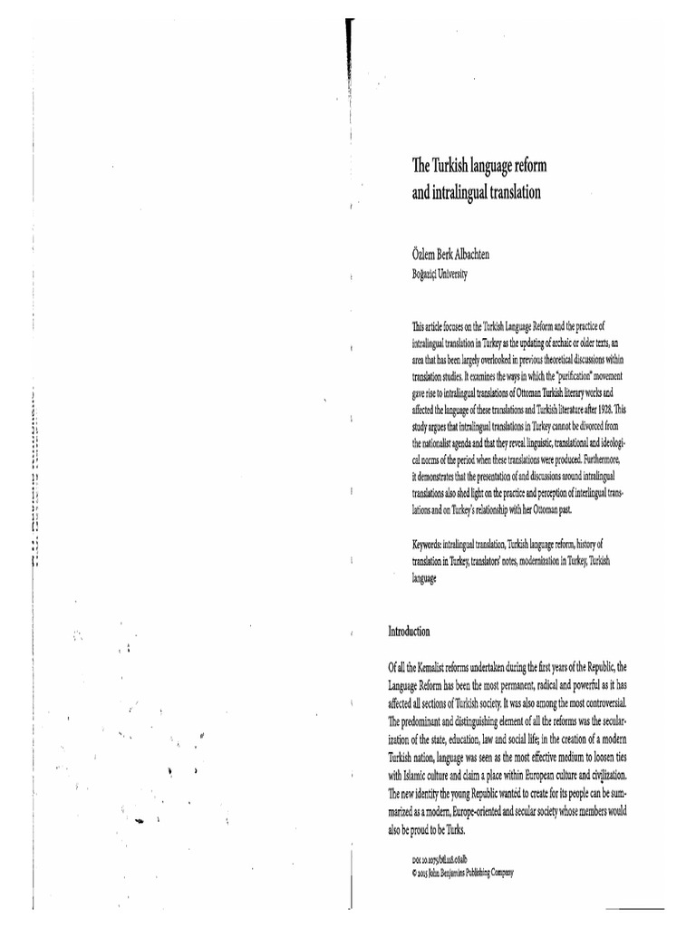 Özlem Berk Albachten - Turkish Language Reform and Intralingual ...