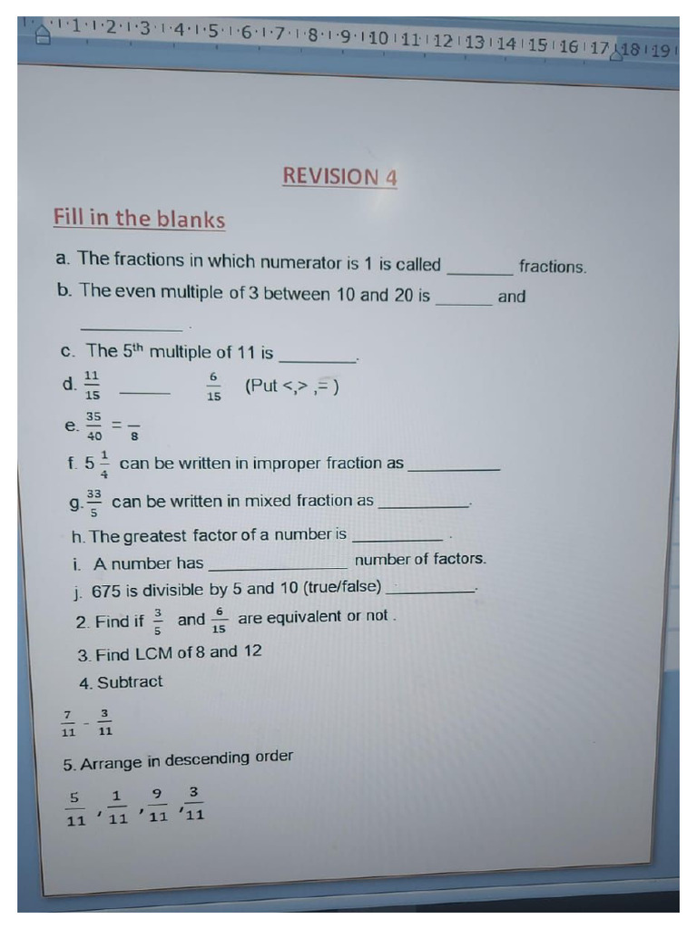 Maths Rev1 | PDF
