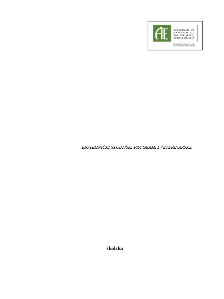 SKRIPTA SOCIOLOGIJA-biotehnicki-smerovi 2022 2023 | PDF