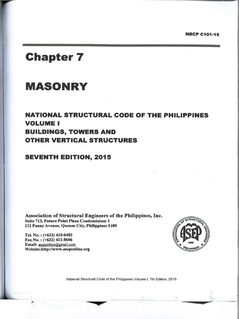 Ch.7 Masonry | PDF