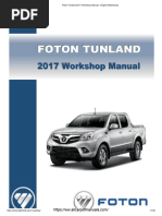 Foton Workshop Manual | PDF