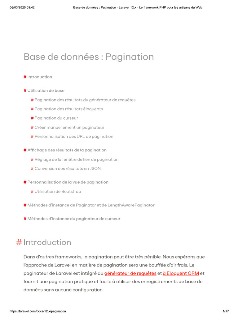 Pagination | PDF