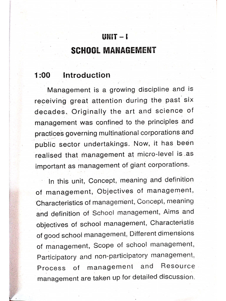 School Management | PDF