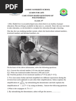 Class-8 Maths Case Study Worksheet (Annual Exam 2023-2024) 2 | PDF | Interest | Area