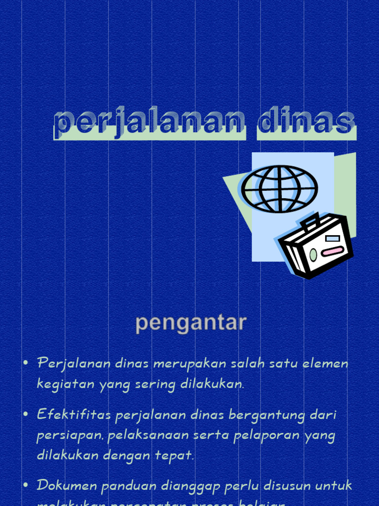 Panduan Perjalanan Dinas Efektif | PDF