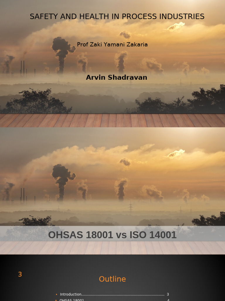 OHSAS 18001 vs ISO 14001 Overview | PDF | Occupational Safety And ...