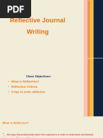 Writing A Reflective Log | PDF | Learning | Experience