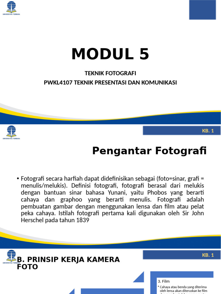 Materi Sesi 5 - Teknik Fotografi Peta | PDF