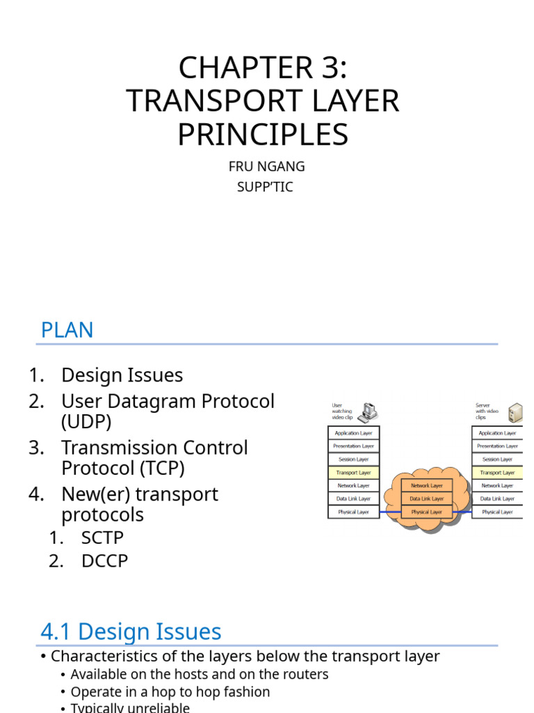Chapter 3 Transport Layer Principles | PDF | Transmission Control Protocol | Network Congestion