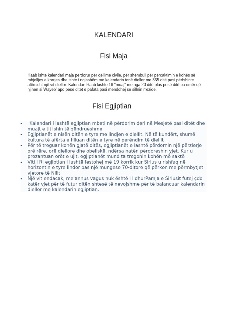 KALENDARI | PDF
