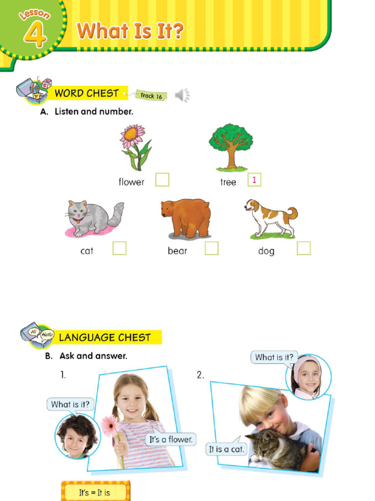 English Chest 1 - U1 - L4 | PDF