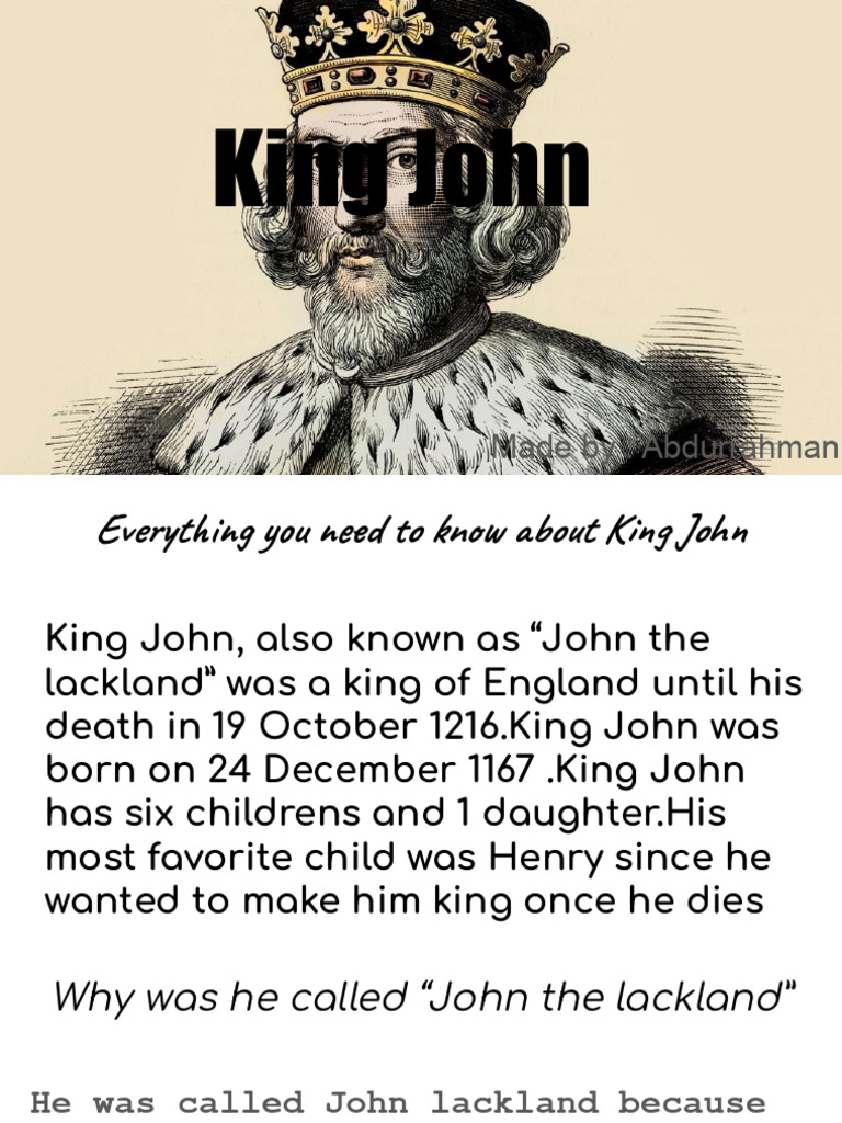King John | PDF