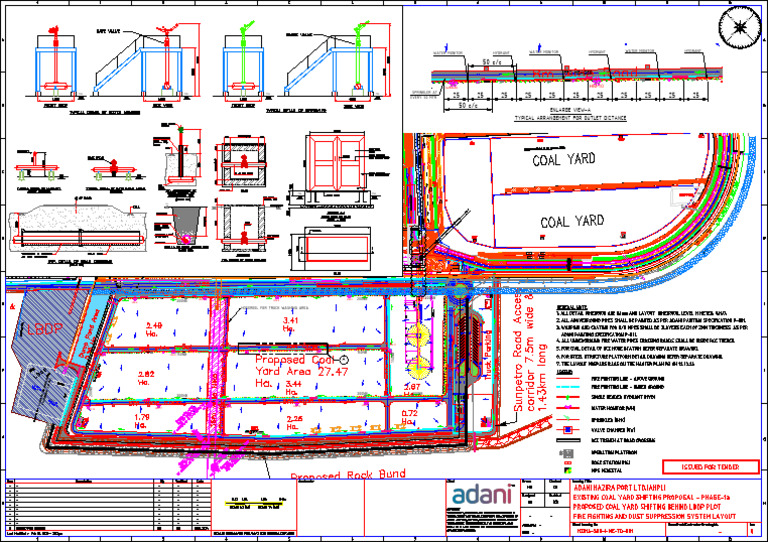 HZ014-500-I-ME-DG-001 - R0 - FFS-DSS Layout - Coal Yard | PDF