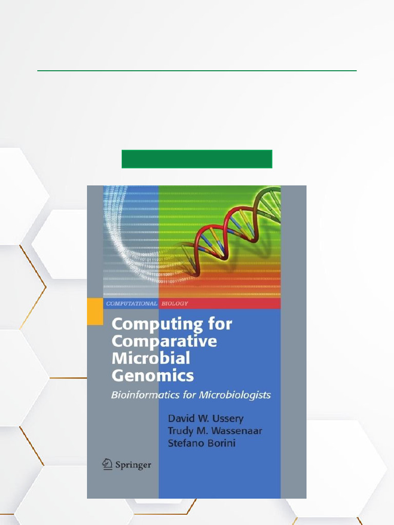 Computing For Comparative Microbial Genomics Bioinformatics For Microbiologists Full Version ...