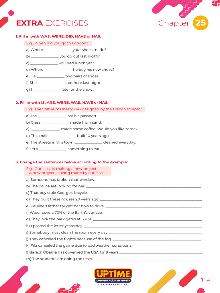 New-Extra Exercises - Chapter 25 | PDF | Automotive Technologies | Vehicle Technology