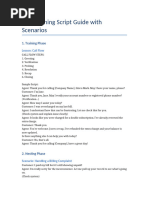 Call Center Scripts | PDF