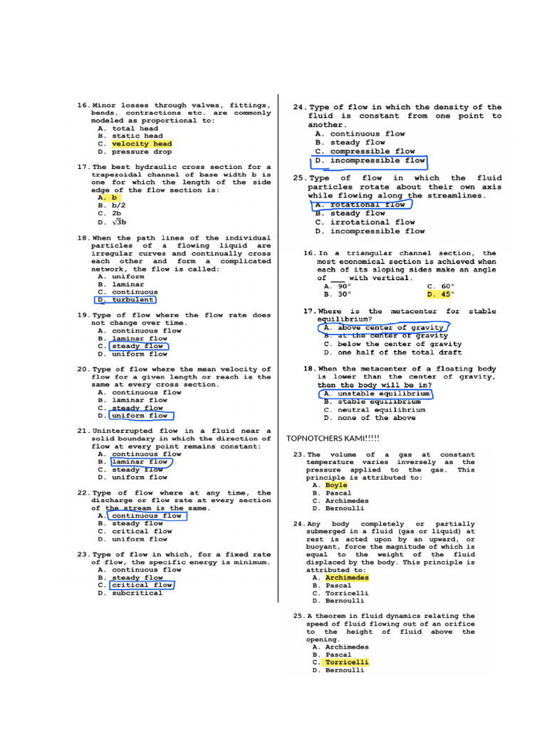 Hge Refresher Terms | PDF