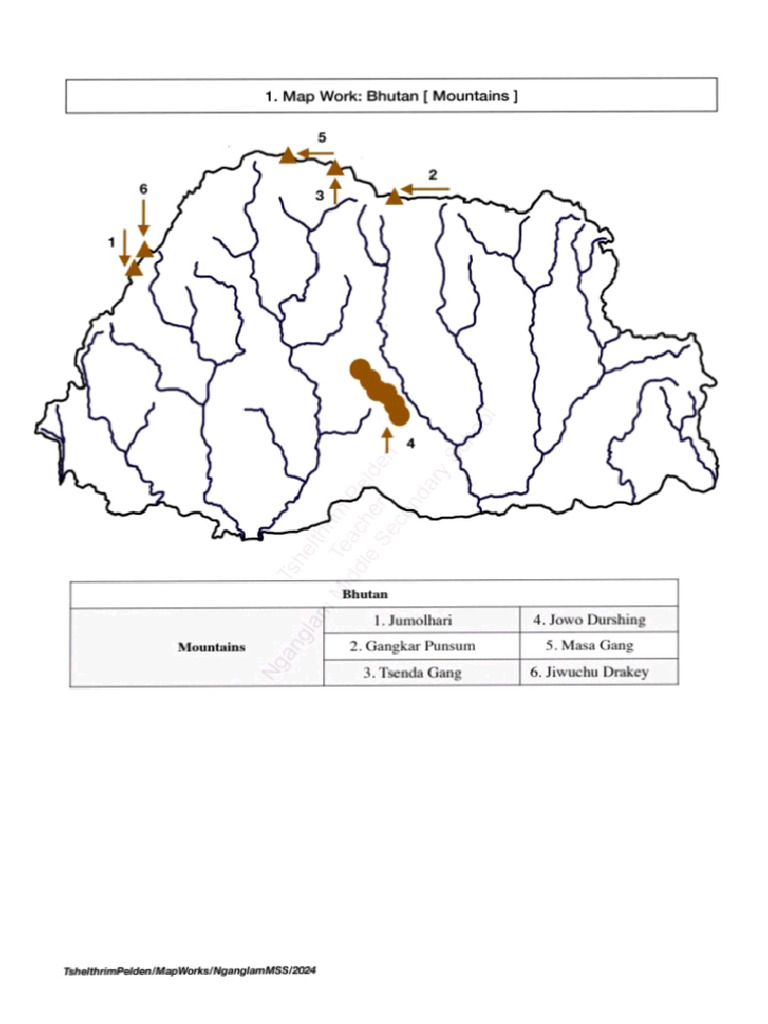 Maps of Bhutan and Asia | PDF