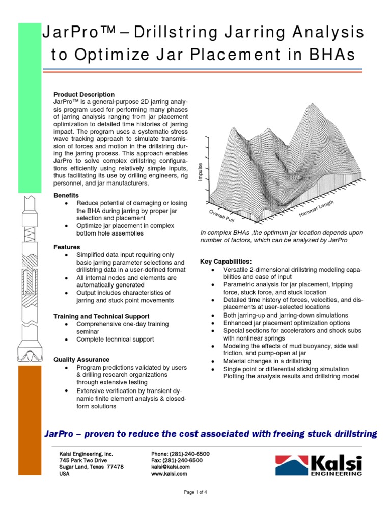 JarPro Jarring Analysis Software | PDF | Mathematical Optimization ...