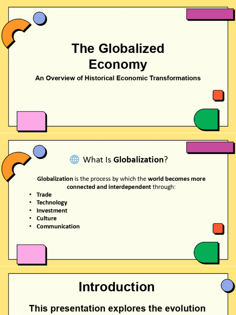 Evolution of the Global Economy | PDF | Great Depression | United ...