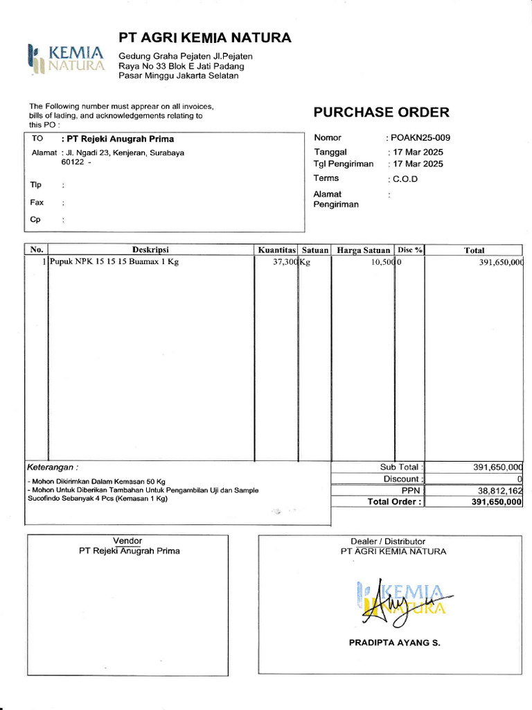 Contoh Invoice 2 | PDF