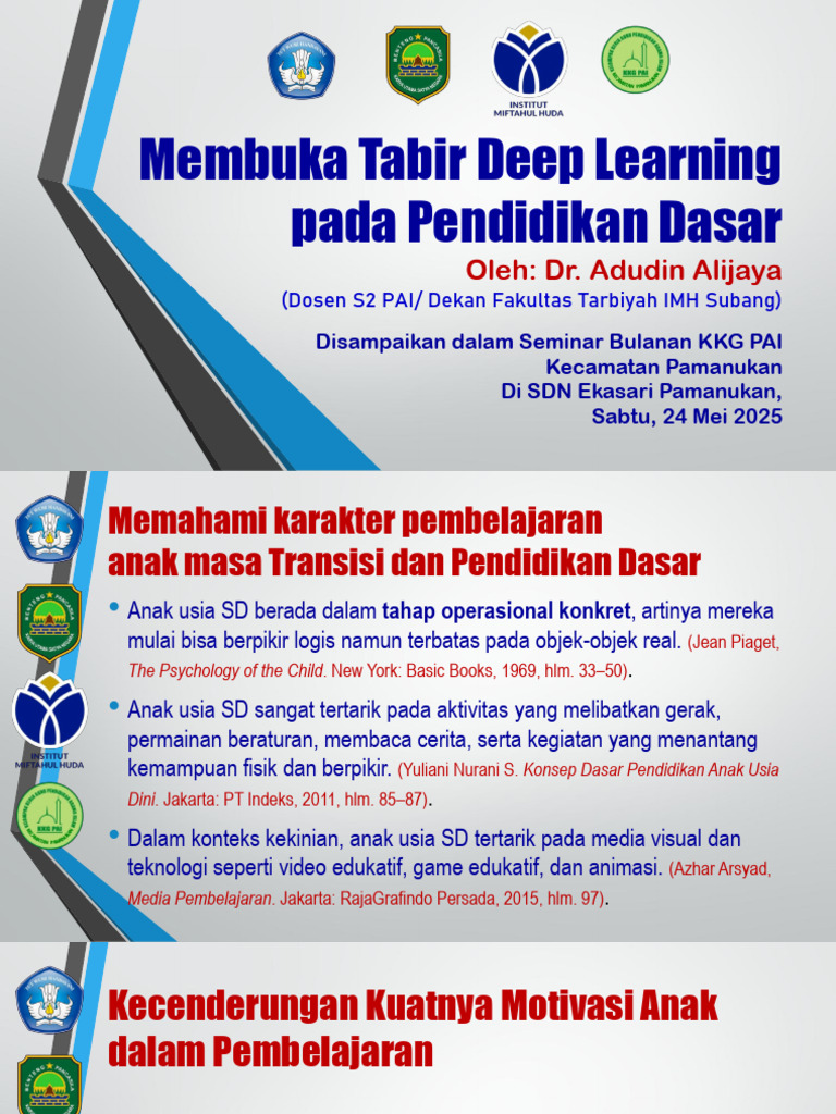 Deep Learning_KKG PAI Pamanukan | PDF