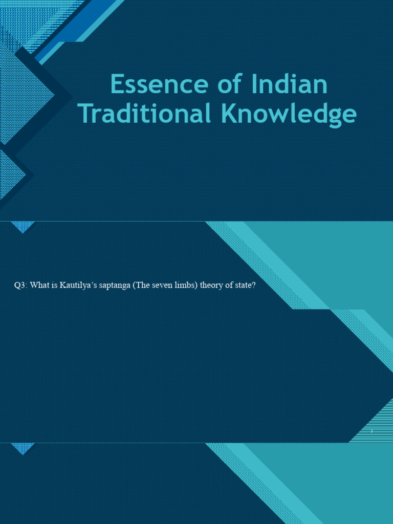 Essene of Indian Traditional Knowledge | PDF | Vedas | Indian Religions