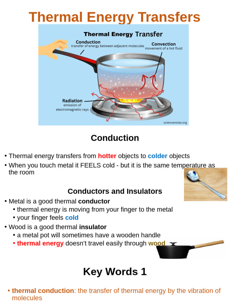 Thermal Energy Transfers IGCSE Physic Powerpoint | PDF | Convection ...