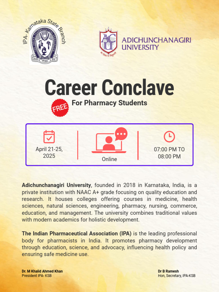 ACU IPA Career Conclave | PDF