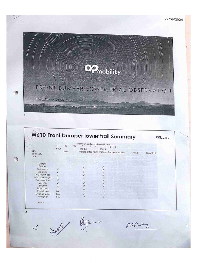 PO 1978 Trial Observation | PDF