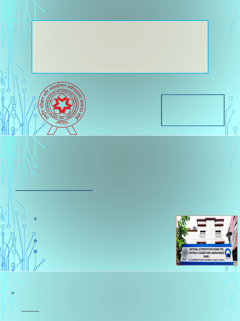 National Accreditation Board For Testing and Laboratories - DR Zi | PDF