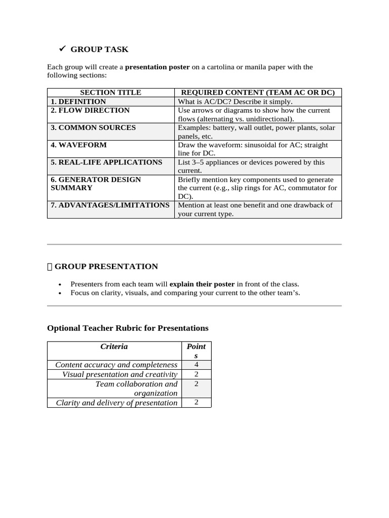 Group Task | PDF