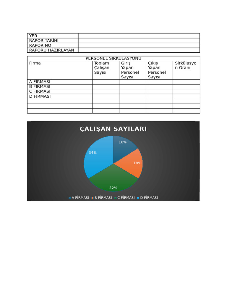 Aylik Veri̇ Raporu | PDF