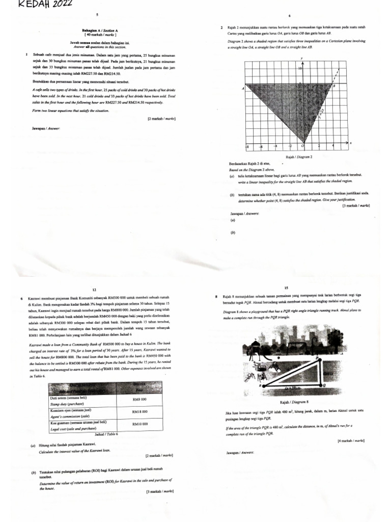 Kedah 2022 Aep 1 | PDF