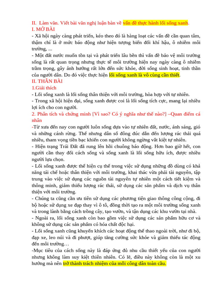 3 Đề Làm Văn NLXH | PDF