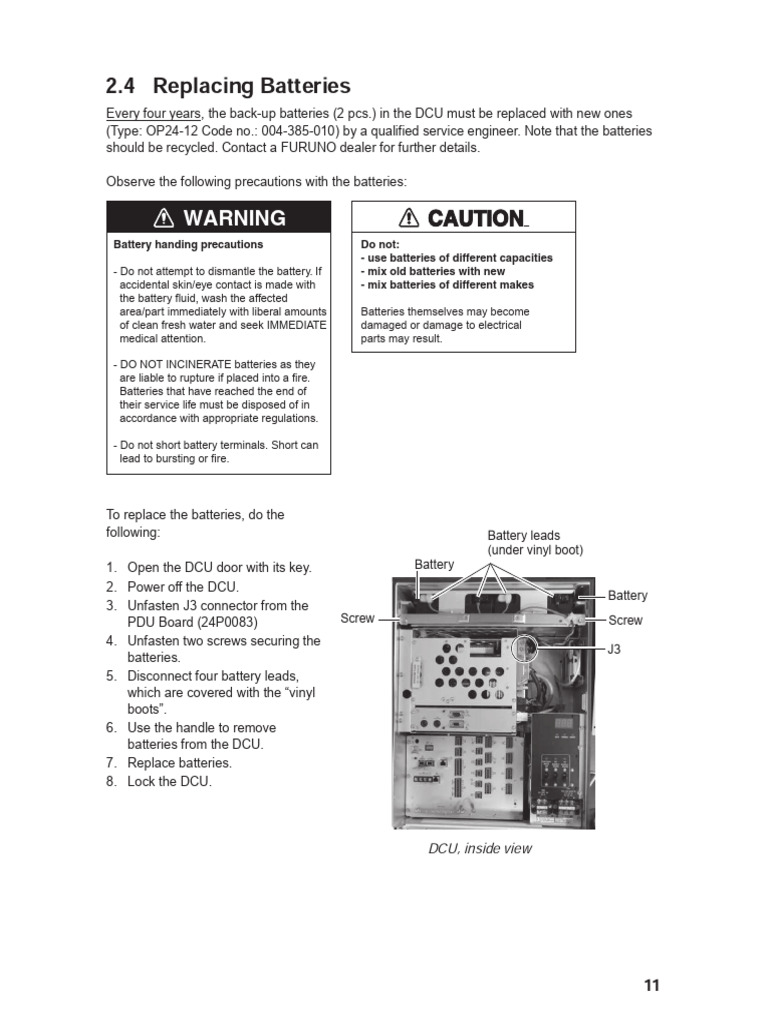 Furuno VDR Maintenance Guidelines | PDF | Hard Disk Drive ...