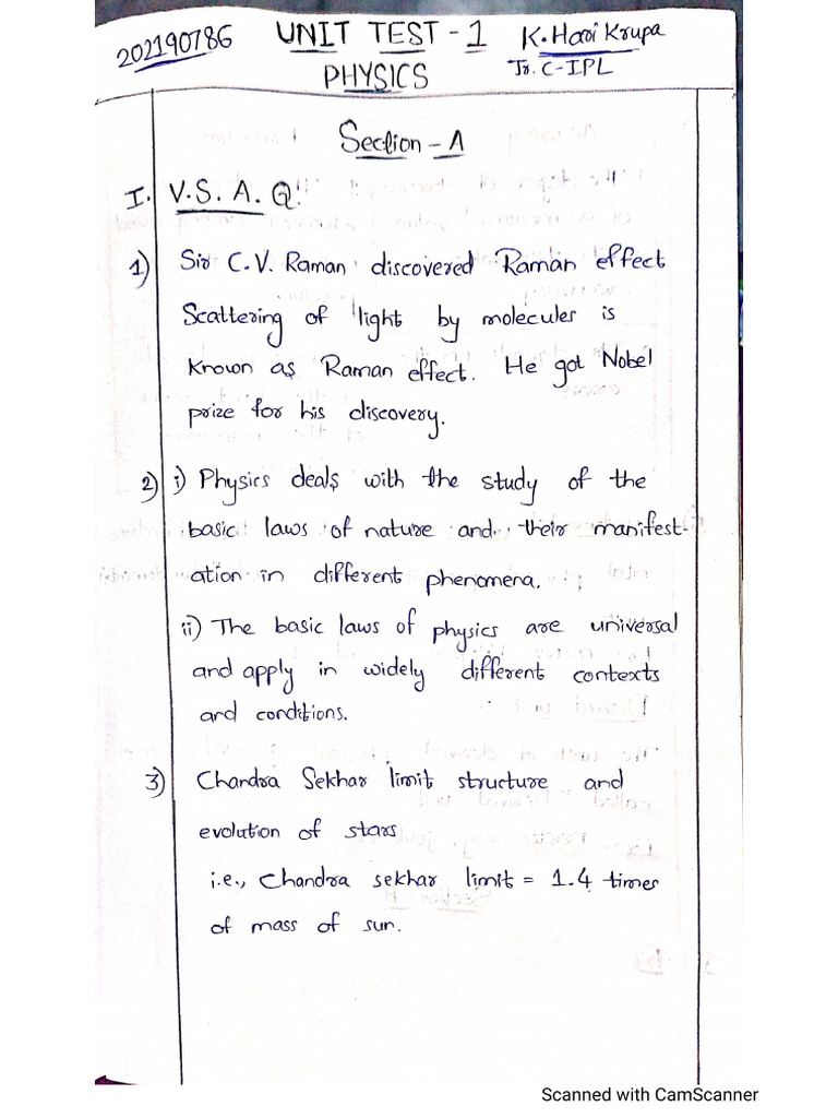 Ut - 1 Physics | PDF