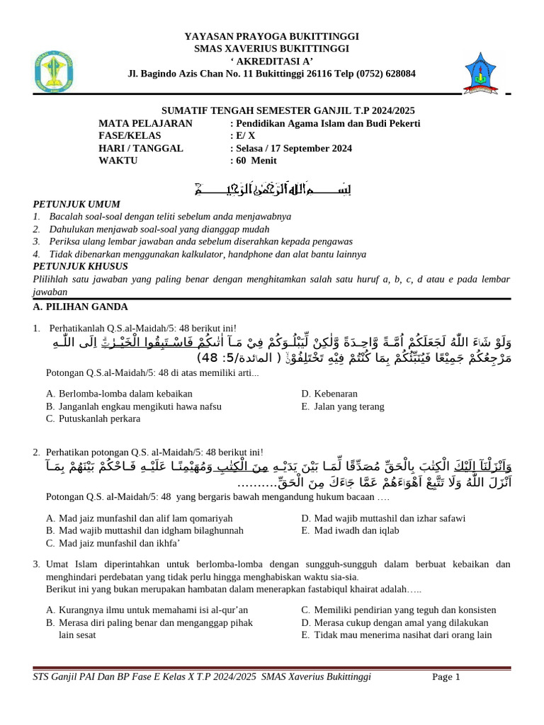 STS Pai e Oke Ganjil | PDF