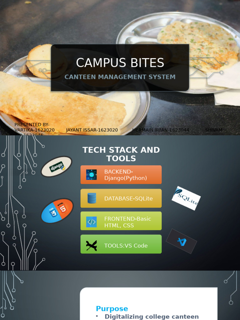 Canteen Management System | PDF | Menu (Computing) | Information Technology